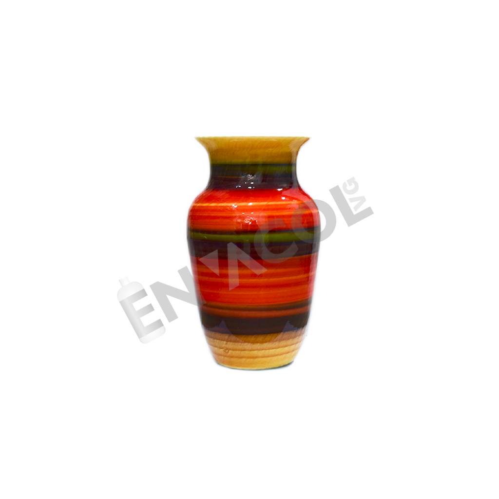 FLORERO PINTADO ROJO – NEGRO – ENVACOL VG